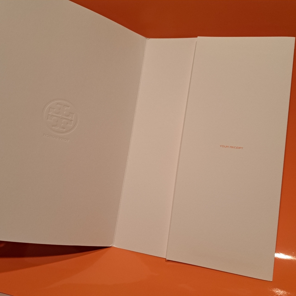 Tory Burch Packaging With Receipt Holder - Gem